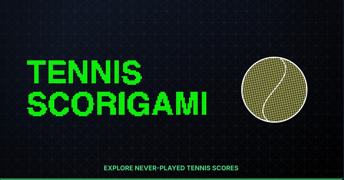 Tennis Scorigami | Where will you go next?
